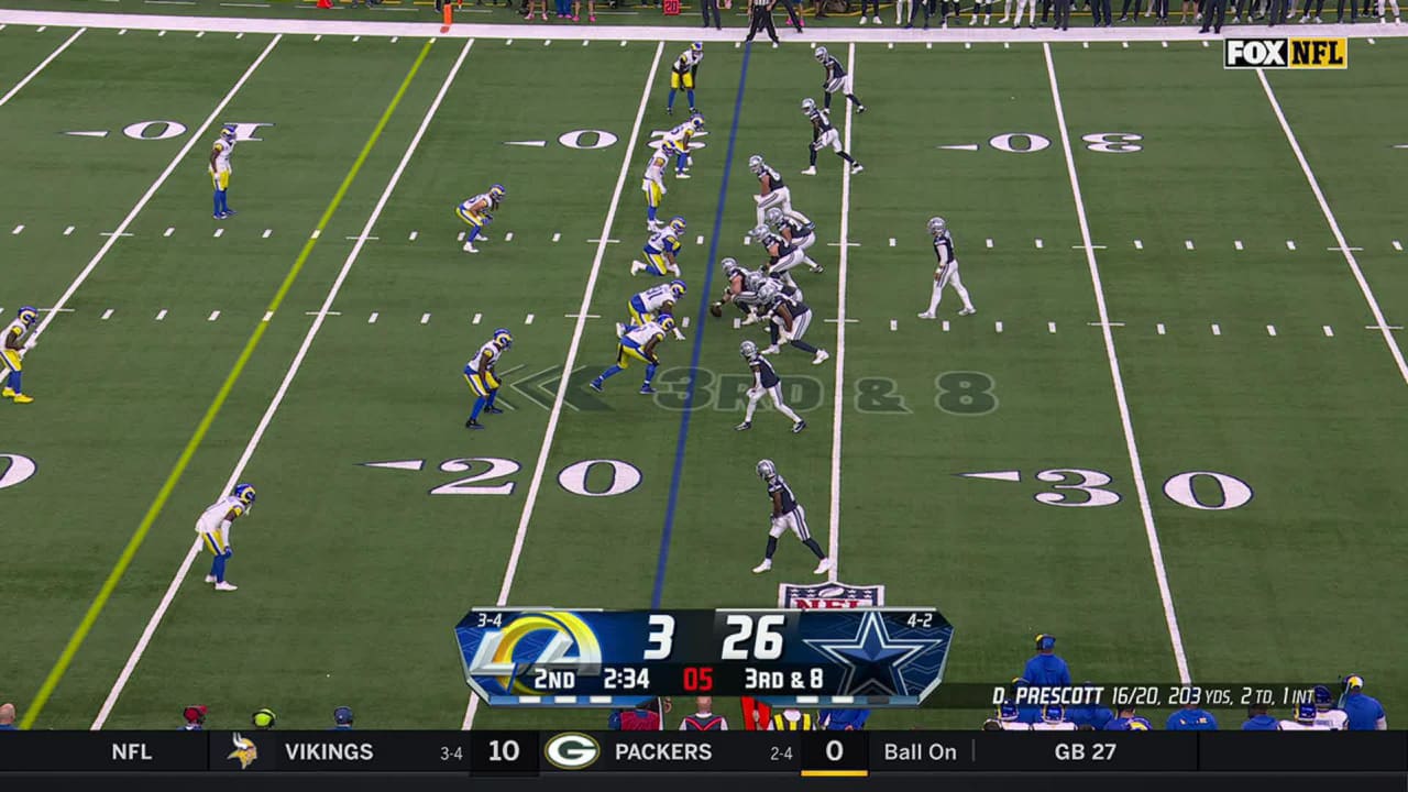 Wide receiver CeeDee Lamb's second touchdown catch of game extends ...