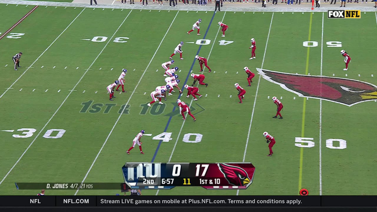 Arizona Cardinals cornerback Kei'Trel Clark breaks up Daniel Jones ...