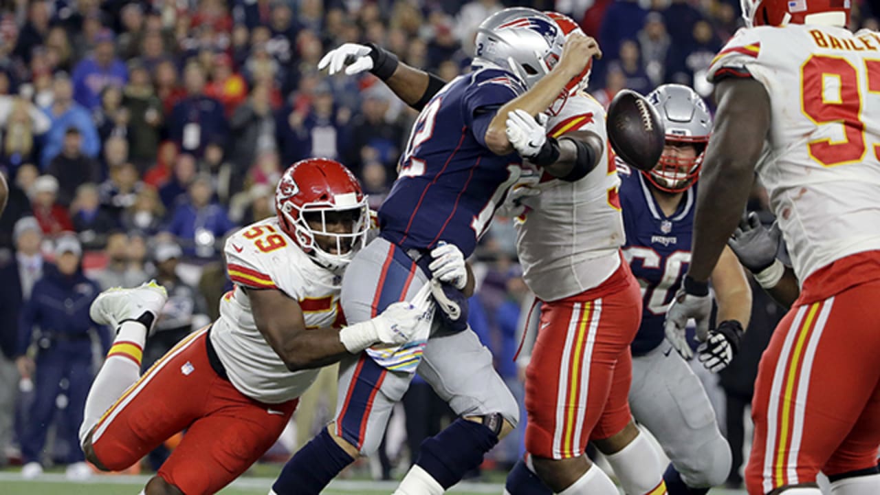 Chiefs come up with HUGE strip-sack on Brady