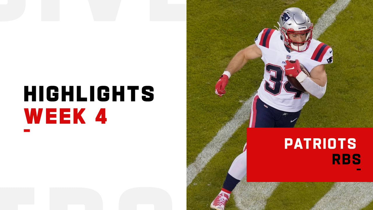 Best plays from New England Patriots RBs vs. Kansas City Chiefs | Week 4