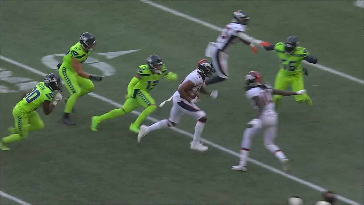 Denver Broncos quarterback Russell Wilson's latest improvisation act ...