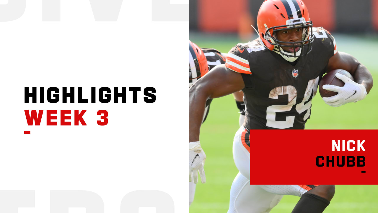 Cleveland Browns running back Nick Chubb's best runs from 2-TD game ...