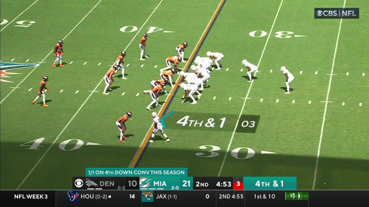 Denver Broncos' D comes up big on fourth down as they stuff Alec Ingold ...