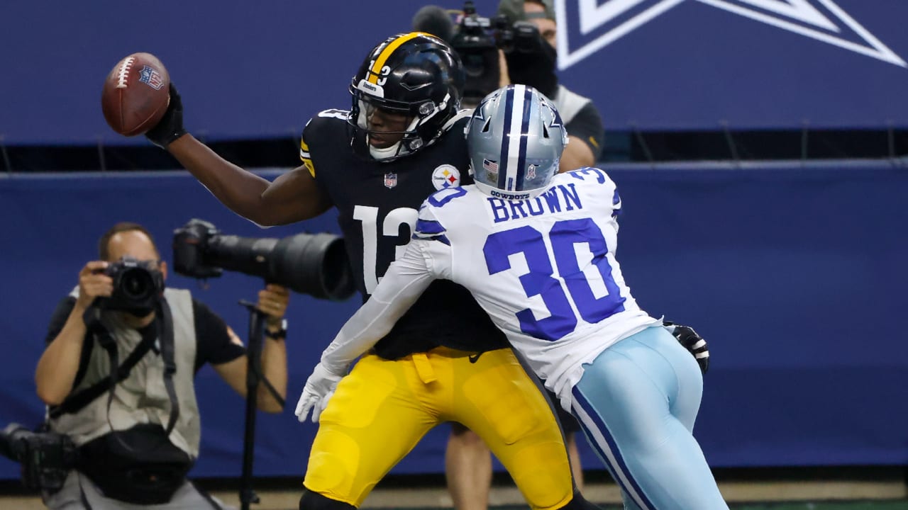 Pittsburgh Steelers wide receiver James Washington uses slant-and-go to ...