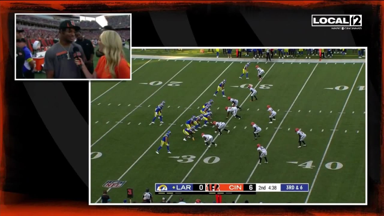 Cincinnati Bengals defensive end Noah Spence engulfs Los Angeles Rams ...