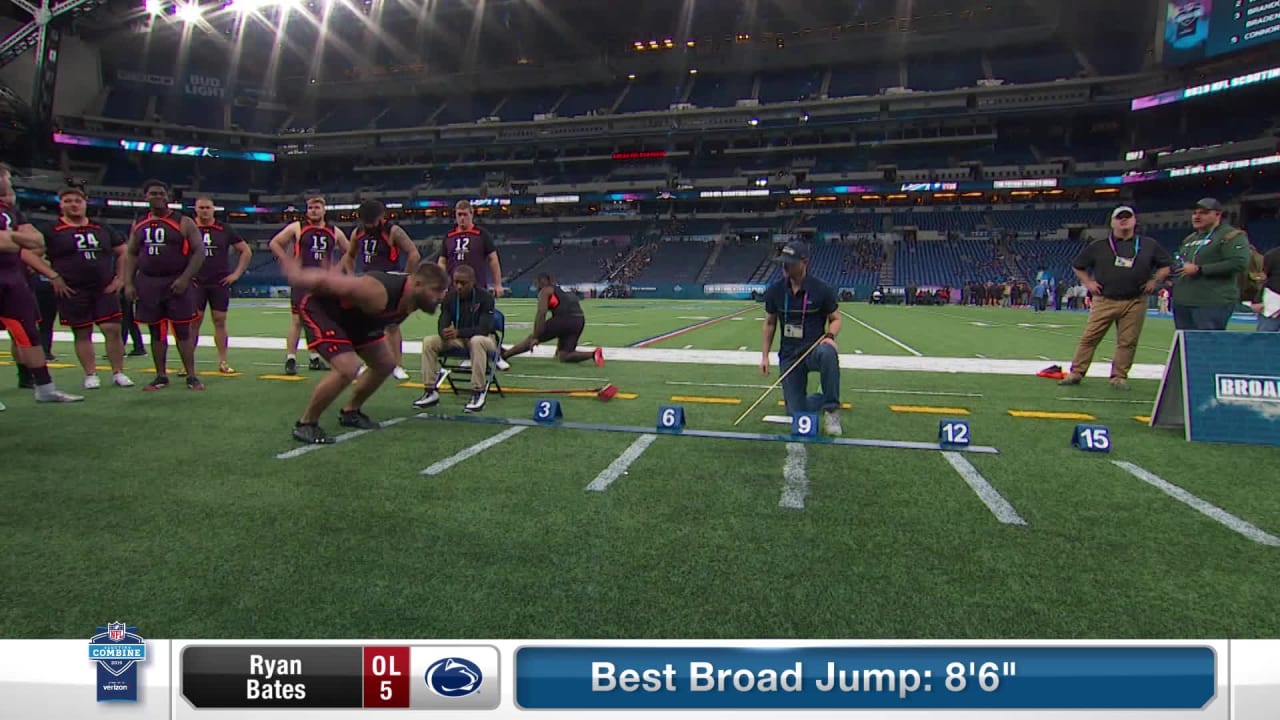Penn State offensive lineman Ryan Bates' full 2019 NFL Scouting Combine ...