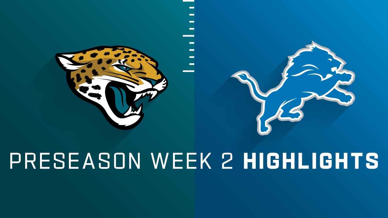 Jacksonville Jaguars vs. Detroit Lions highlights | Preseason Week 2