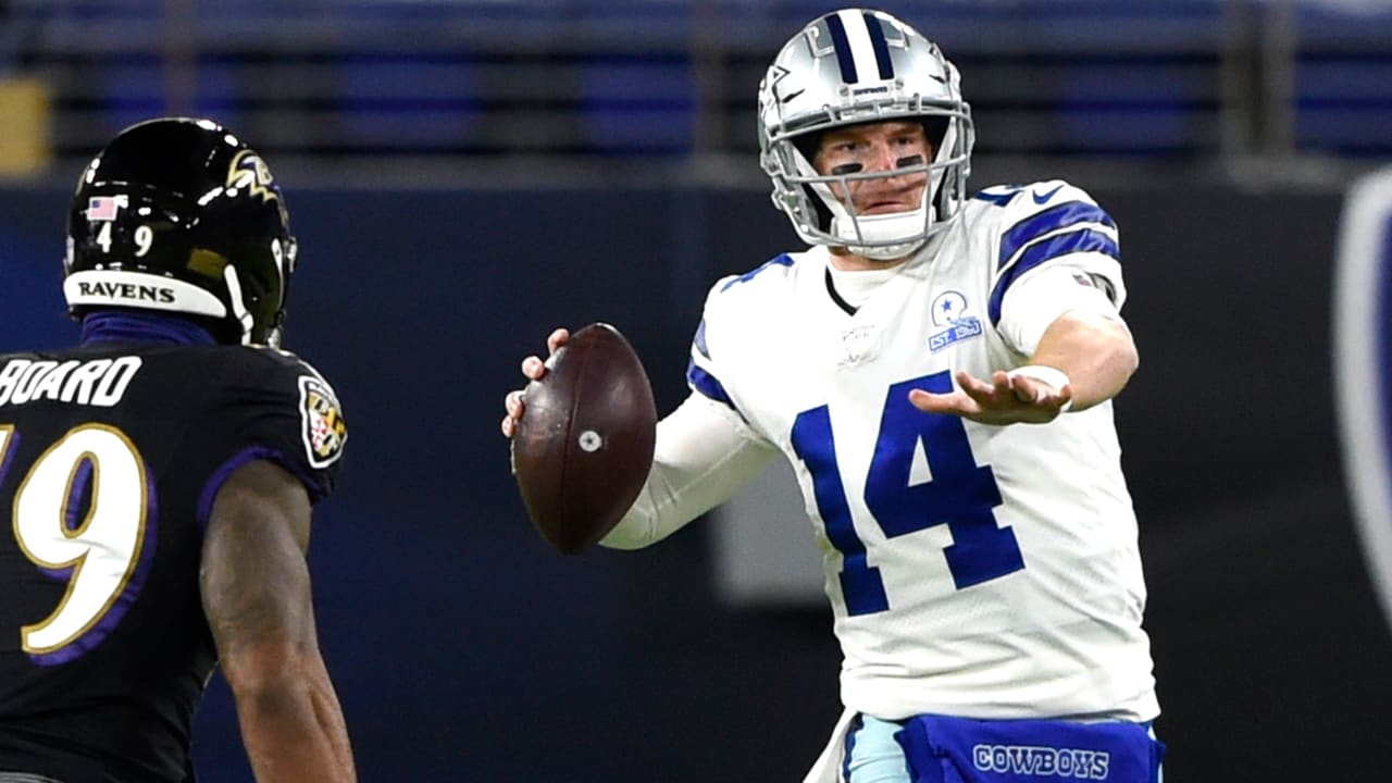 Dallas Cowboys quarterback Andy Dalton delivers strike to wide receiver ...