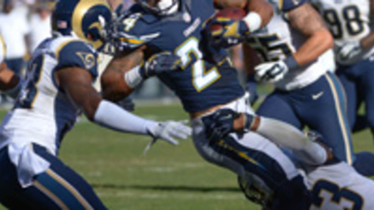 Chargers win wild game with interception on goal line