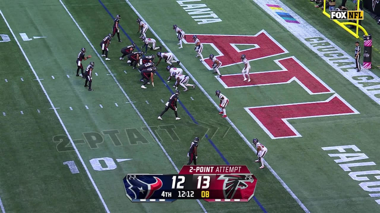 Atlanta Falcons running back Tyler Allgeier puts the Falcons up three ...
