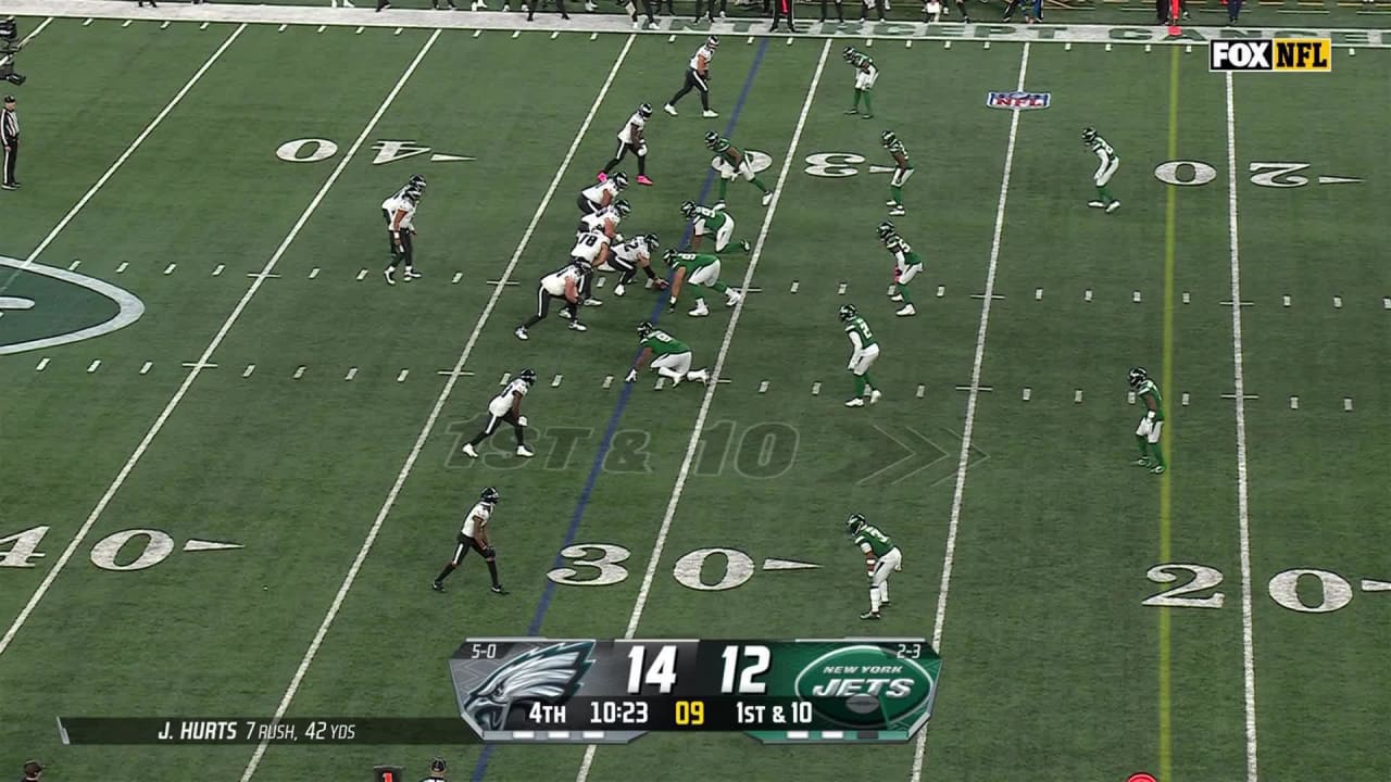 New York Jets safety Jordan Whitehead comes up with jersey-rip tackle ...