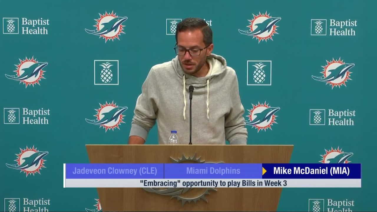 Miami Dolphins head coach Mike McDaniel talks 'embracing' opportunity ...