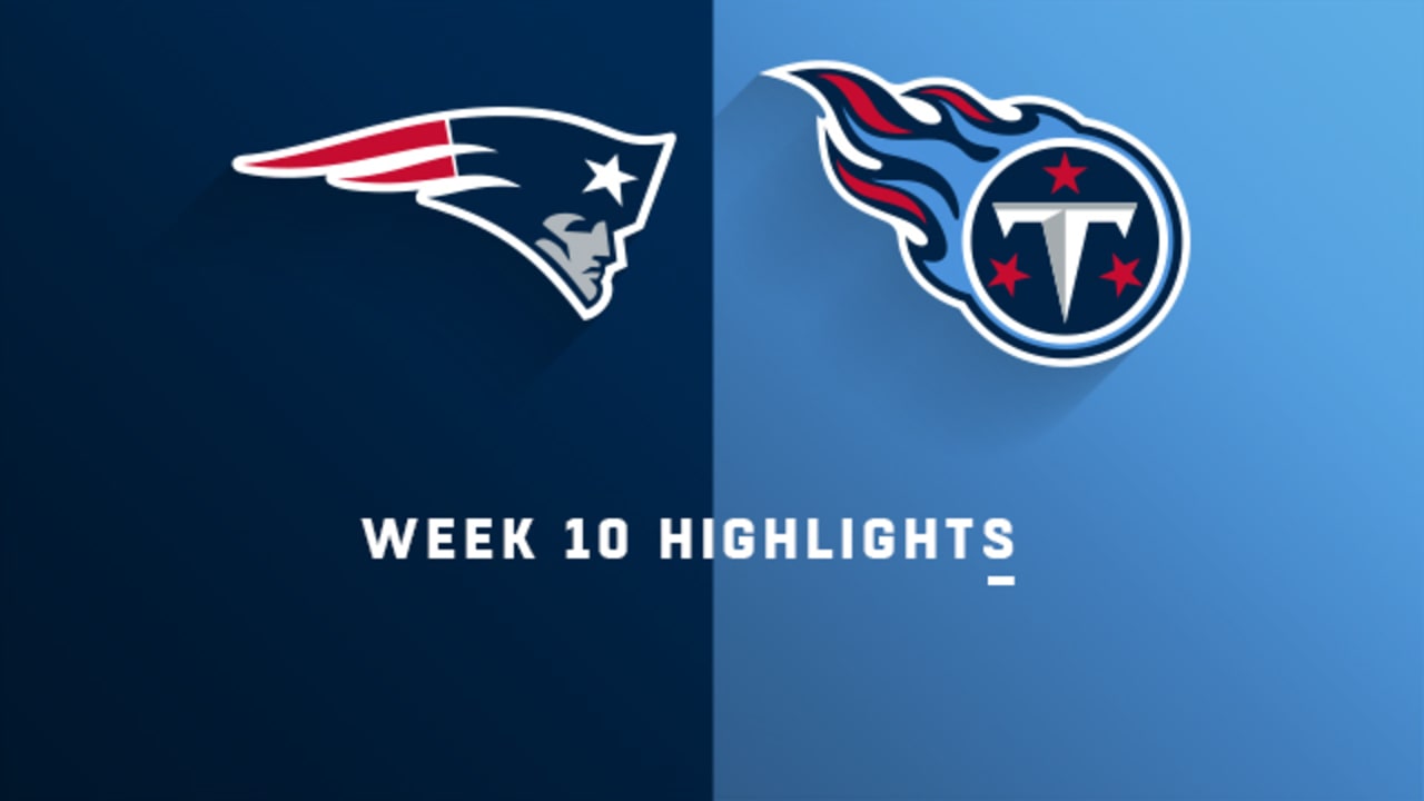 Patriots vs. Titans highlights | Week 10