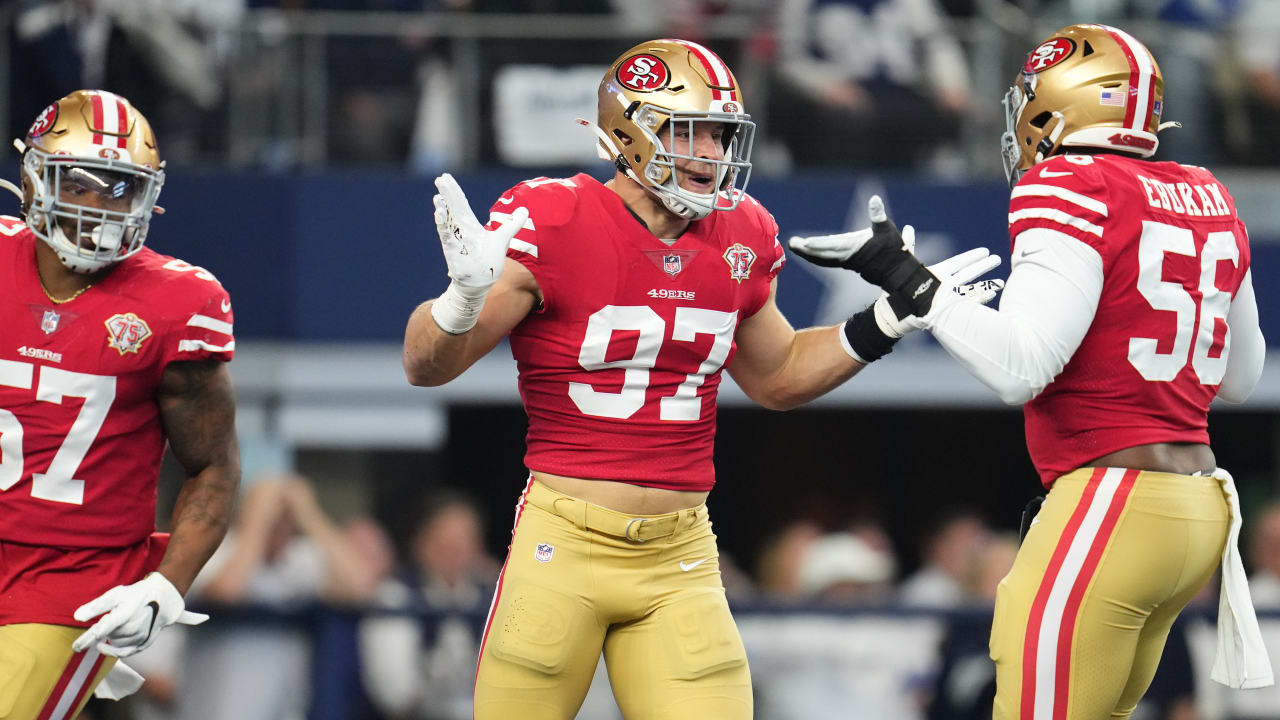San Francisco 49ers defensive end Nick Bosa loops inside for blistering ...