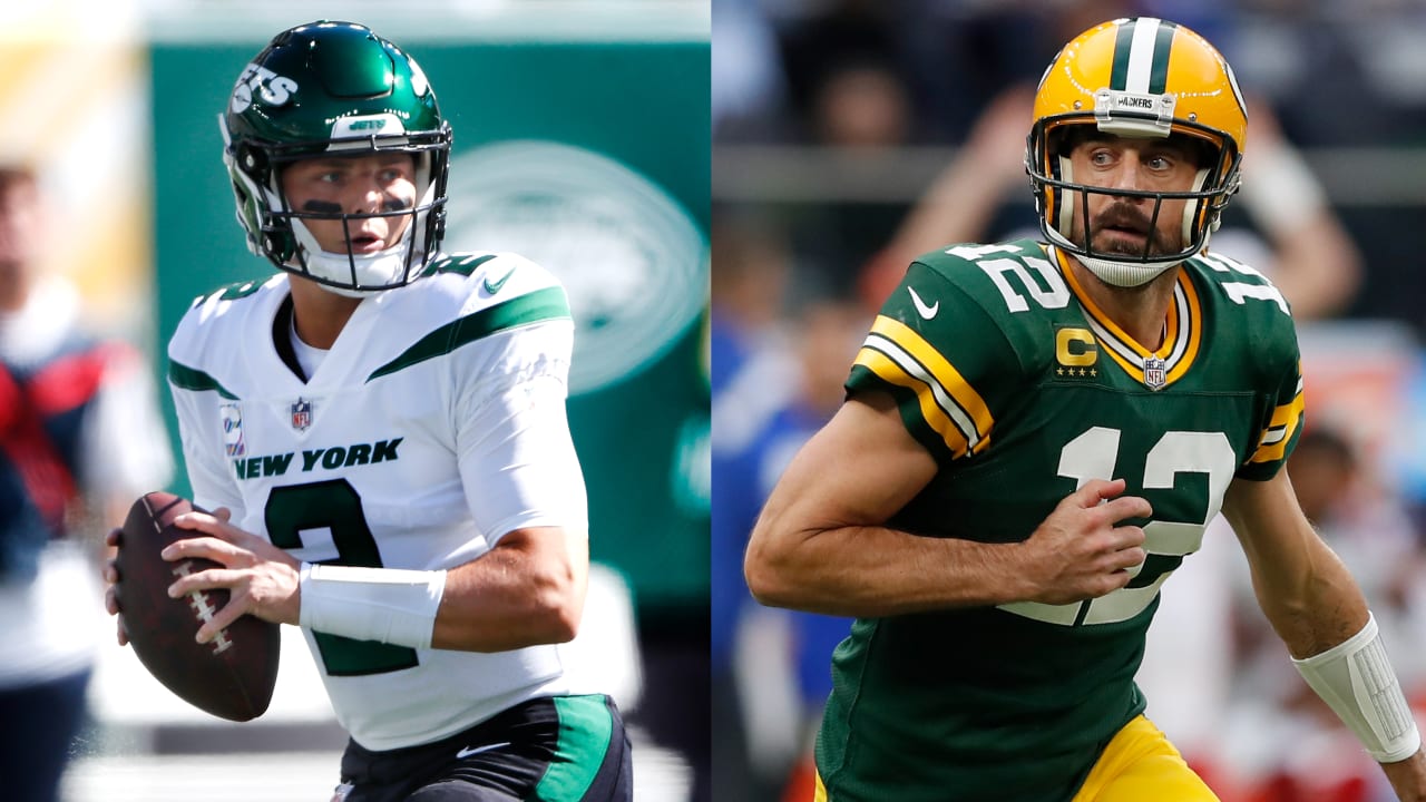 Jets' Zach Wilson, an 'Aaron Rodgers fan' growing up, looking forward to finally facing Packers QB