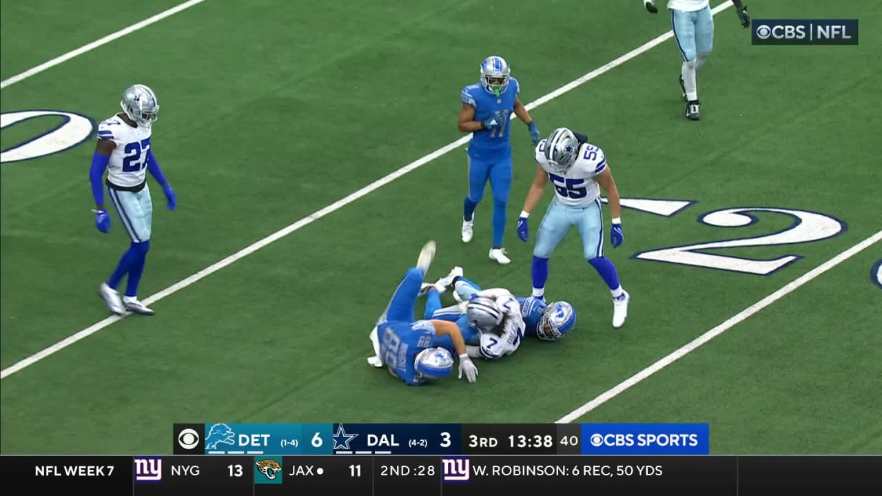 Dallas Cowboys cornerback Trevon Diggs makes eye-catching INT on ...
