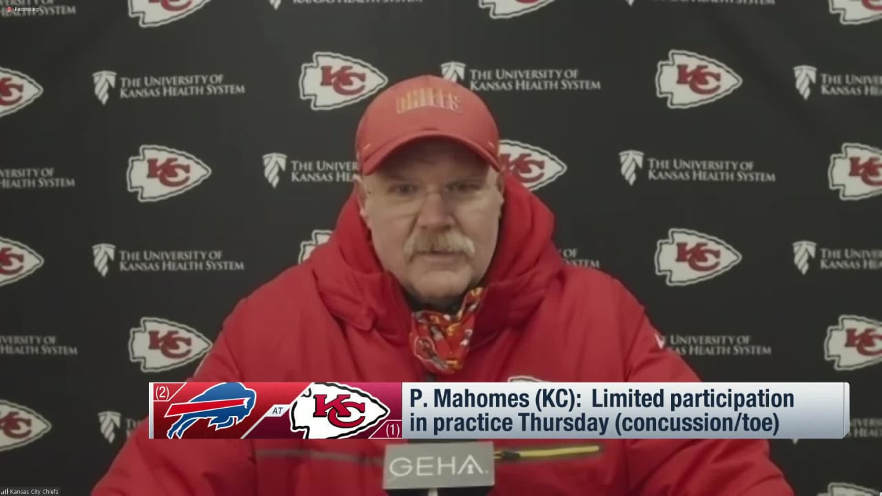 Kansas City Chiefs head coach Andy Reid provides updates on quarterback ...