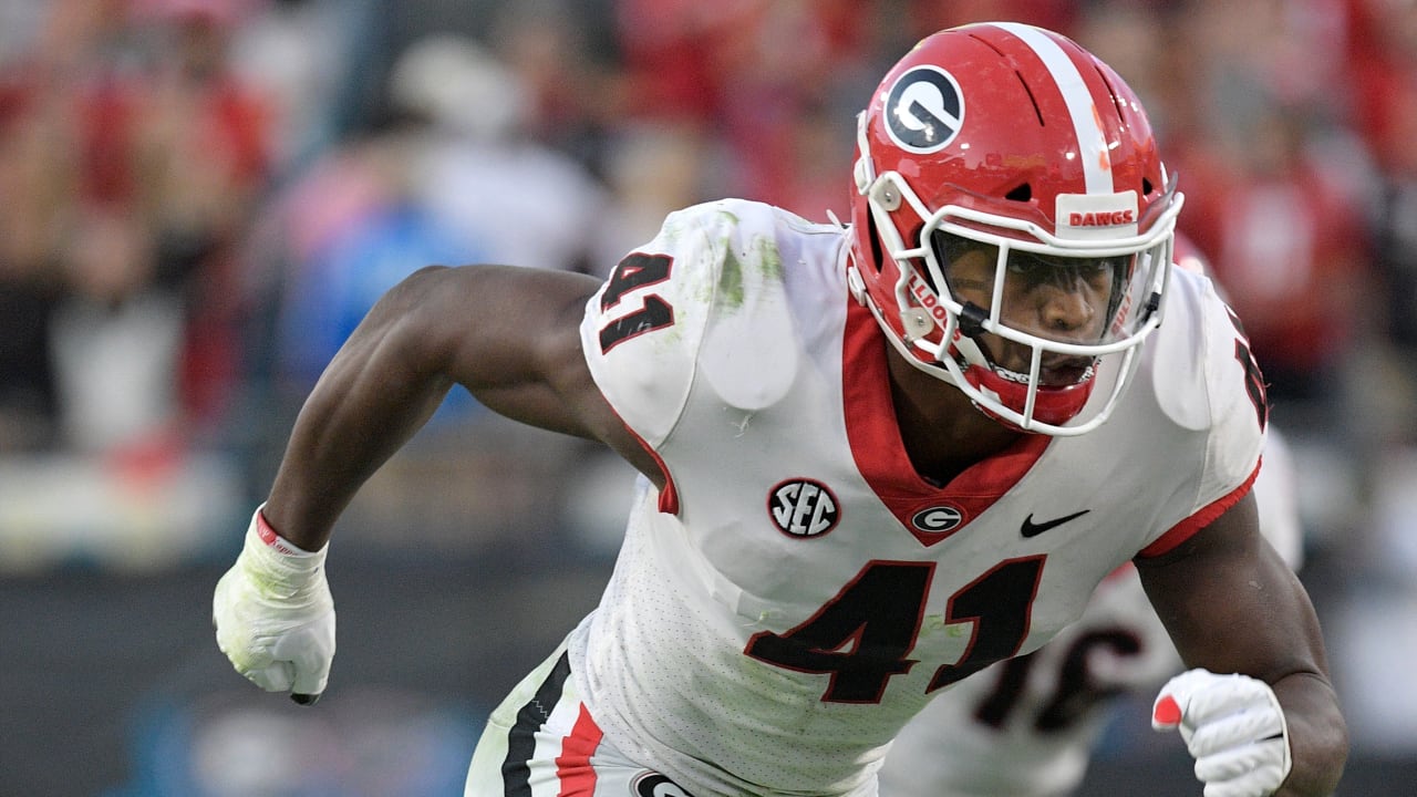 Miami Dolphins select Georgia Bulldogs linebacker Channing Tindall with ...