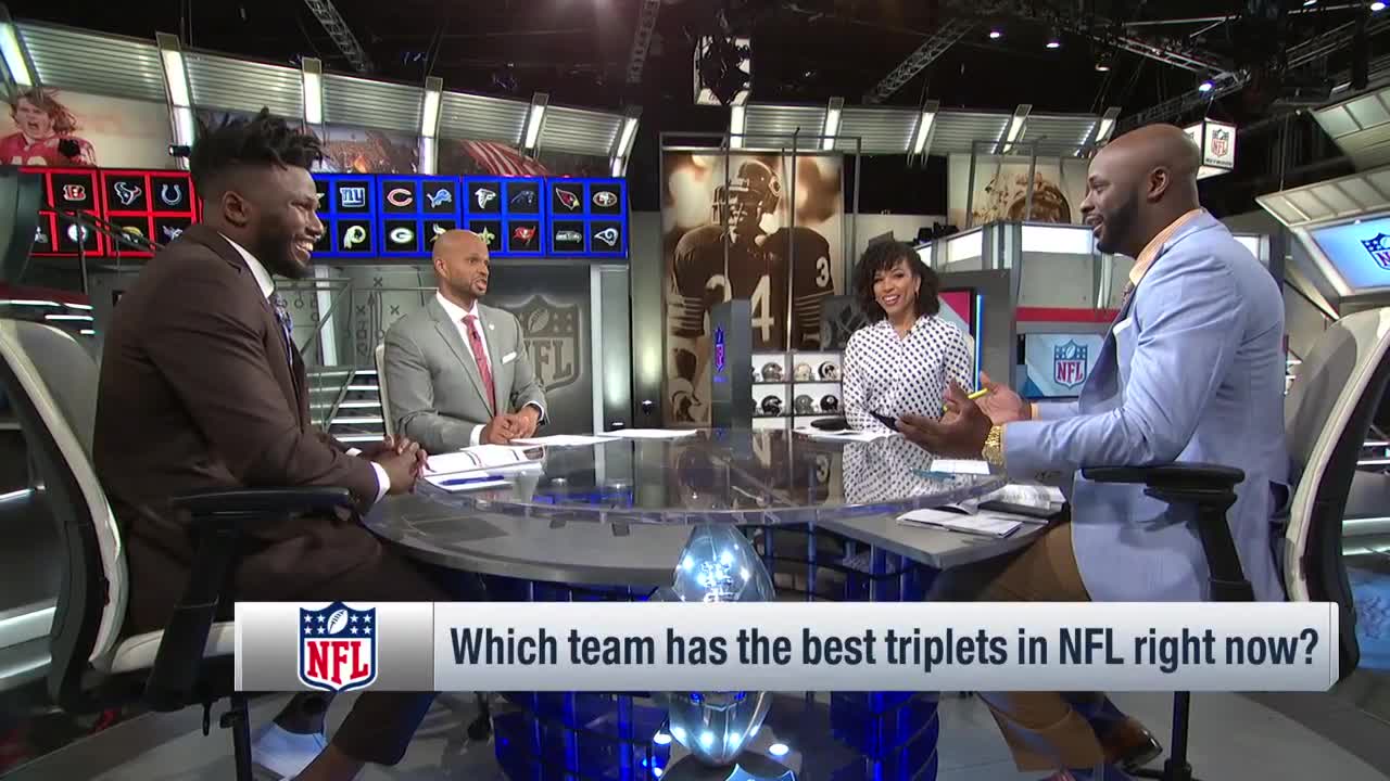 Which NFL team has the best triplets for the 2019 season?