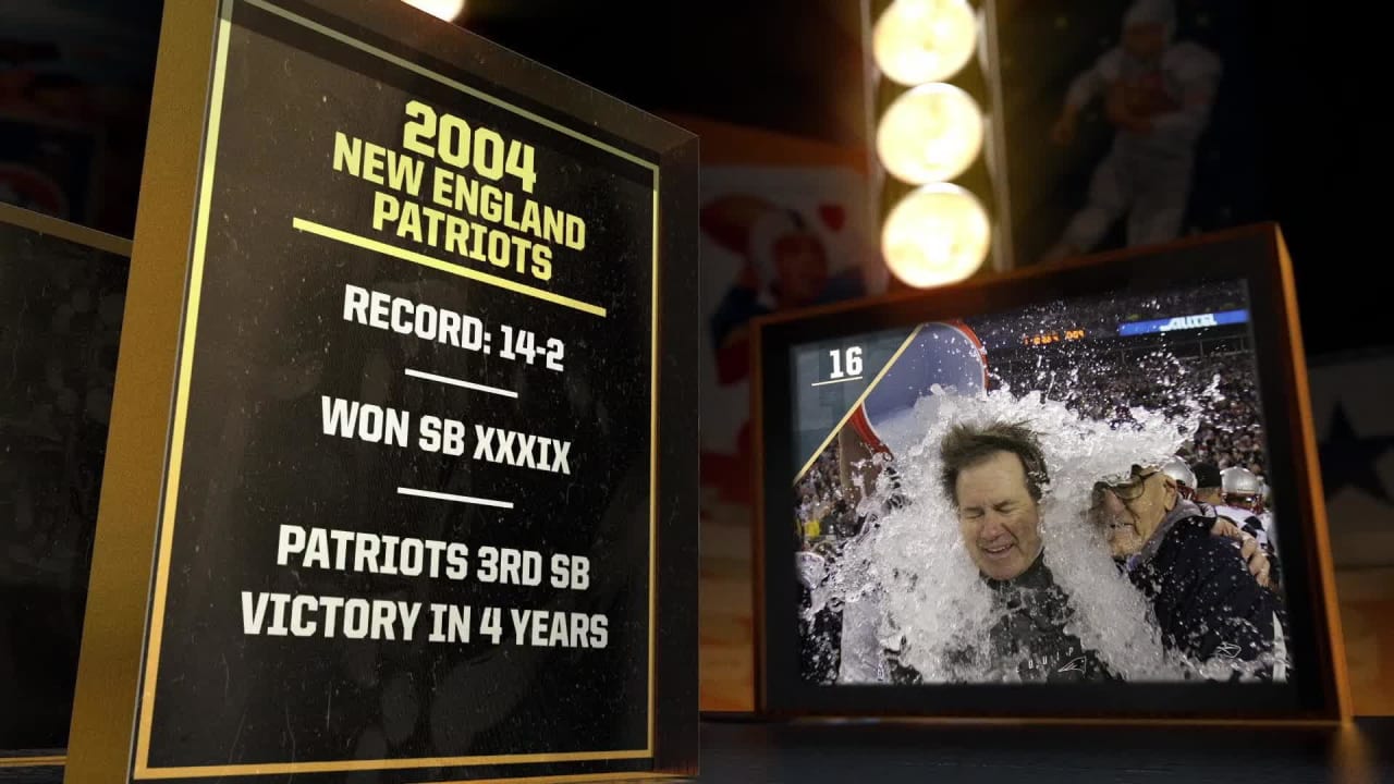 'NFL 100 Greatest' Teams, No. 16: 2004 New England Patriots