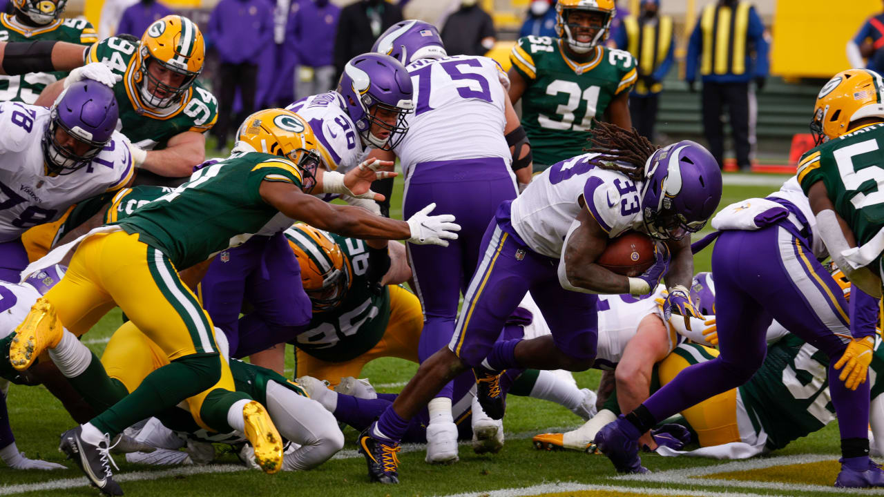Minnesota Vikings running back Dalvin Cook walks in for his second ...