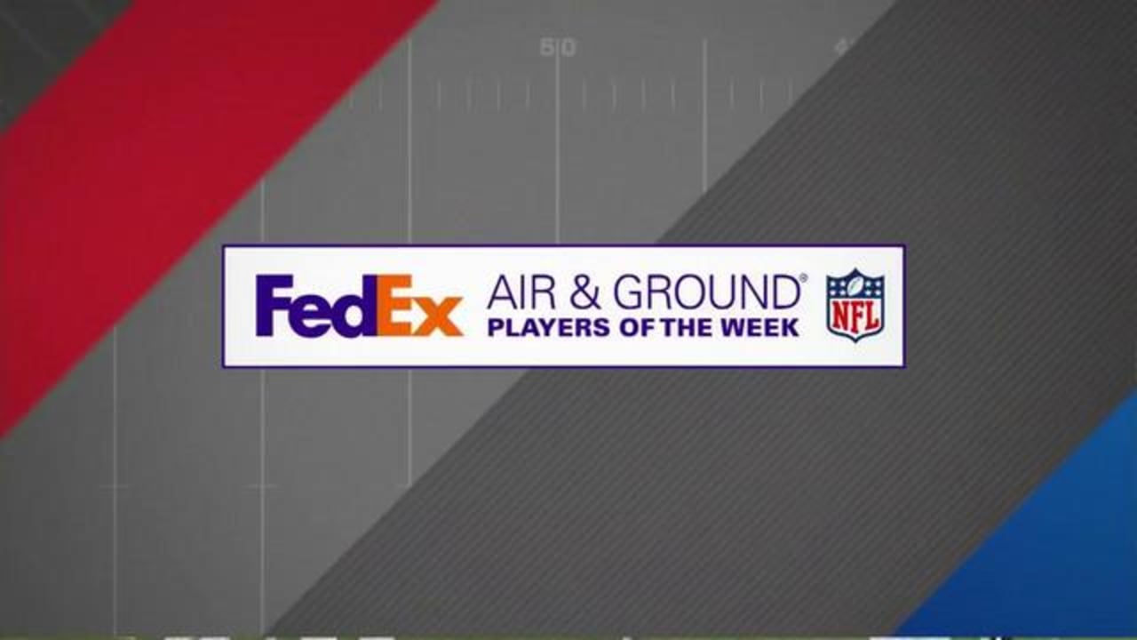 FedEx Air and Ground Players of the Week winner | Week 9