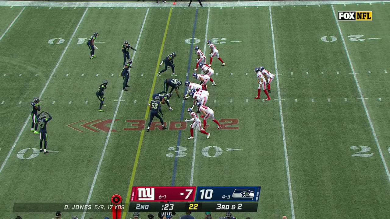 Seattle Seahawks linebacker Boye Mafe ZOOMS into the backfield for ...