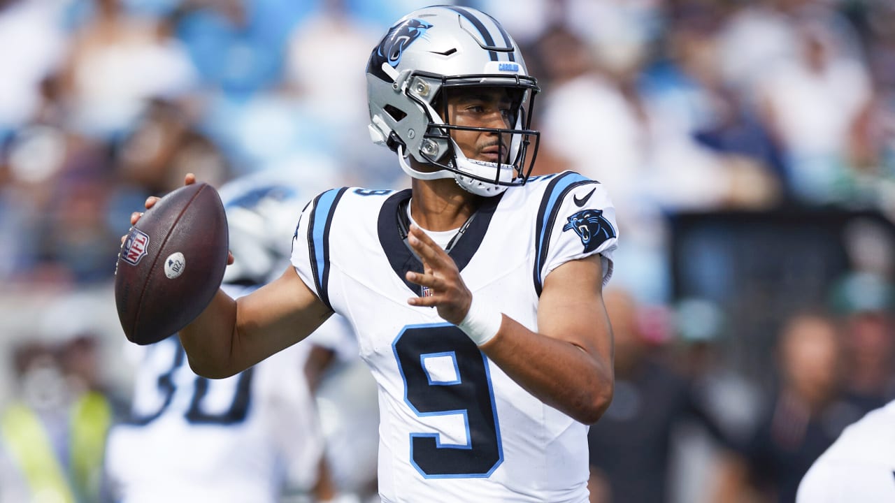 Carolina Panthers quarterback Bryce Young's first pass finds wide ...