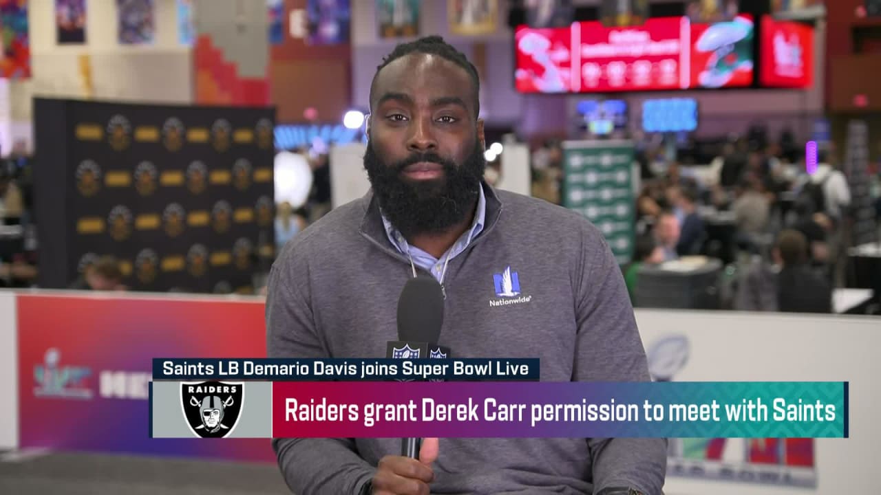 New Orleans Saints linebacker Demario Davis: Derek Carr is 'definitely ...