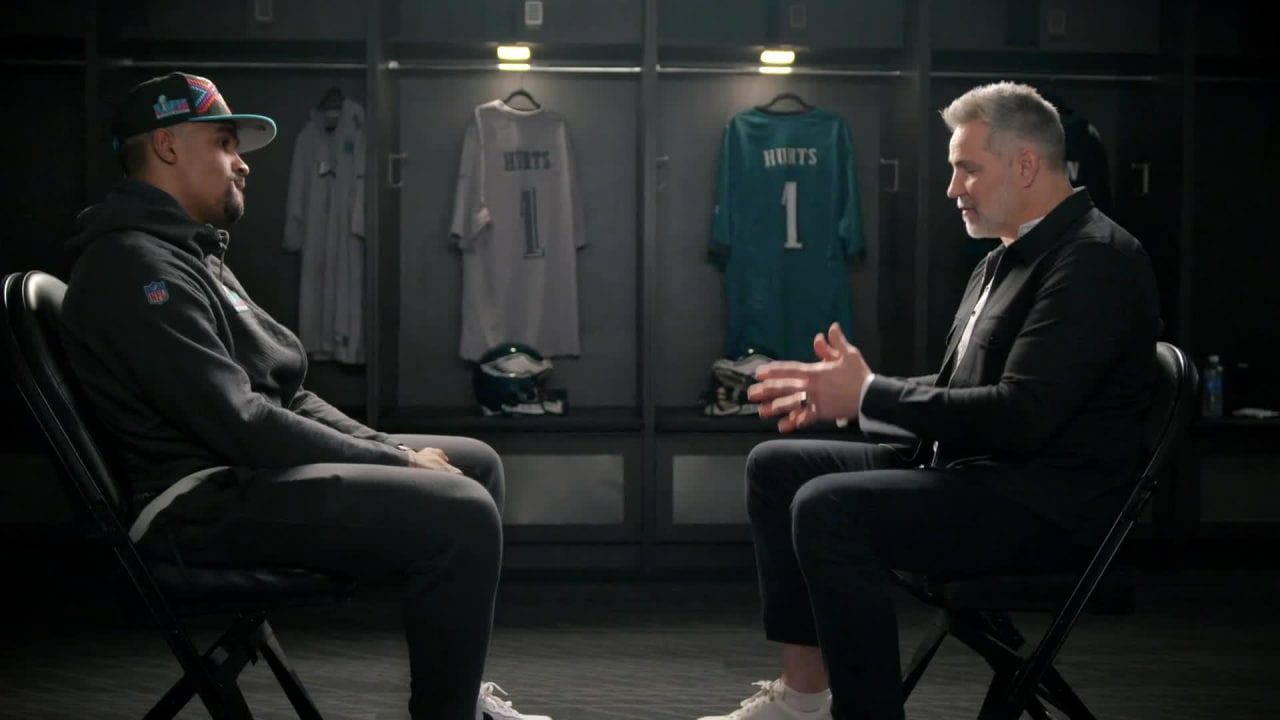 Philadelphia Eagles quarterback Jalen Hurts on developing his ...