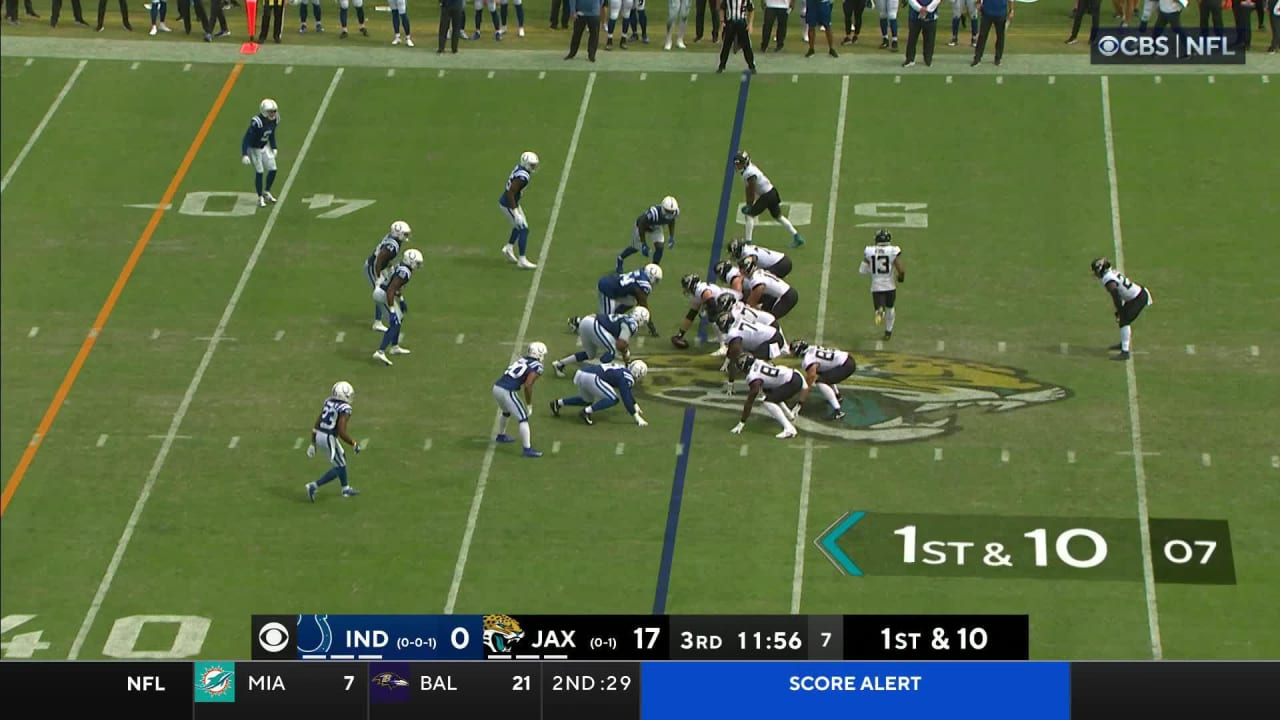 Indianapolis Colts linebacker E.J. Speed uses his speed for MASSIVE ...