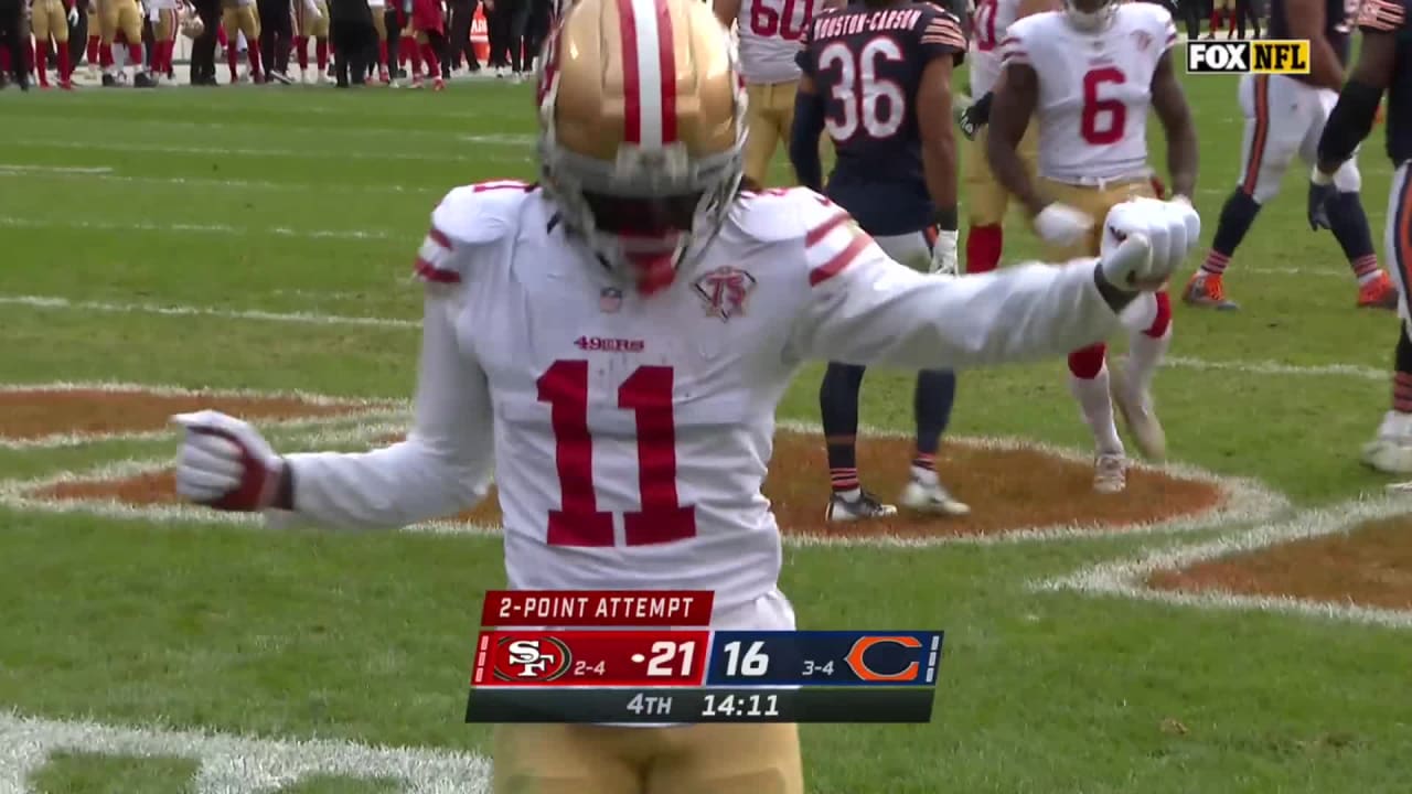 San Francisco 49ers wide receiver Brandon Aiyuk makes it look easy with ...