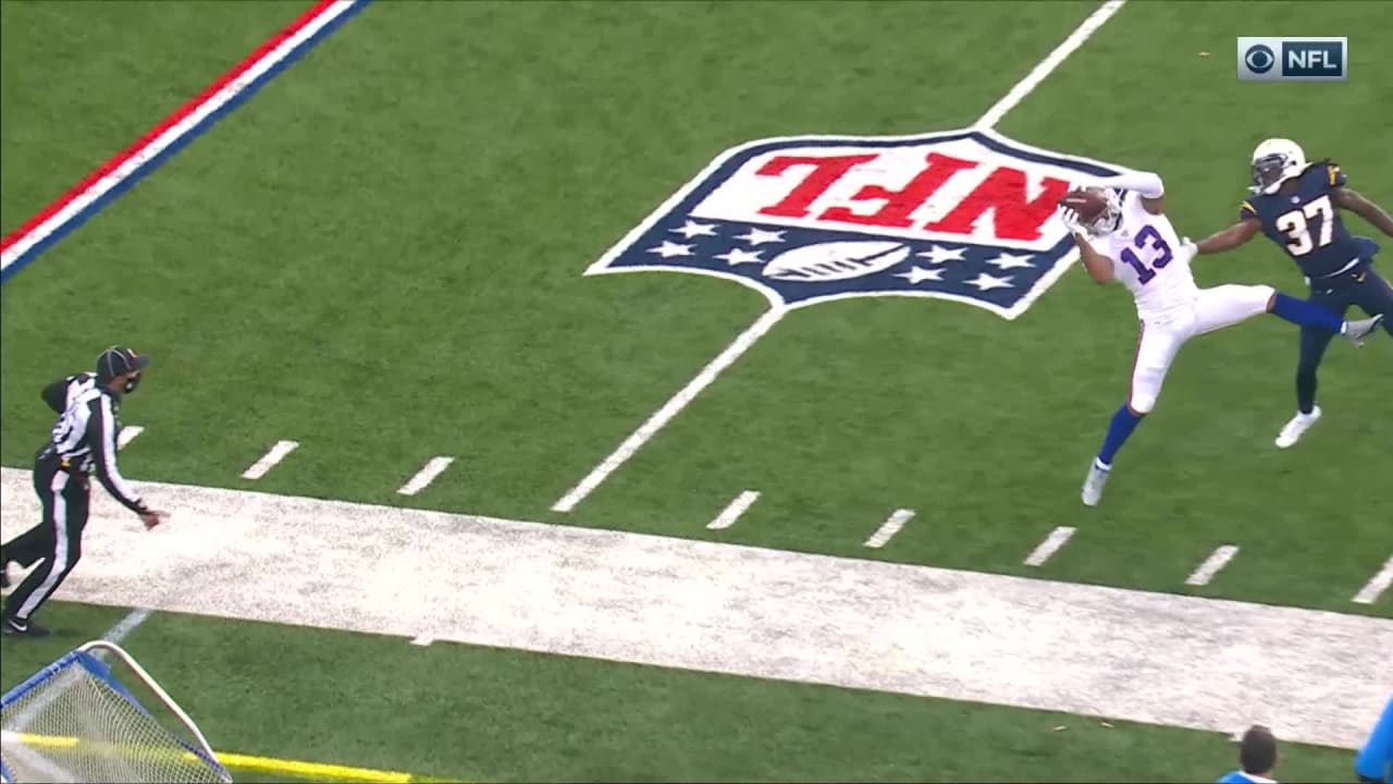 Buffalo Bills wide receiver Gabriel Davis leaps for amazing 44-yard ...