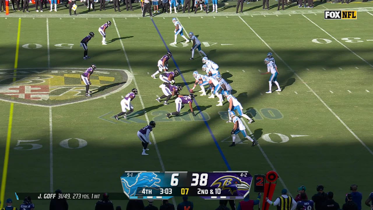 Baltimore Ravens cornerback Rock Ya-Sin breaks up Detroit Lions ...