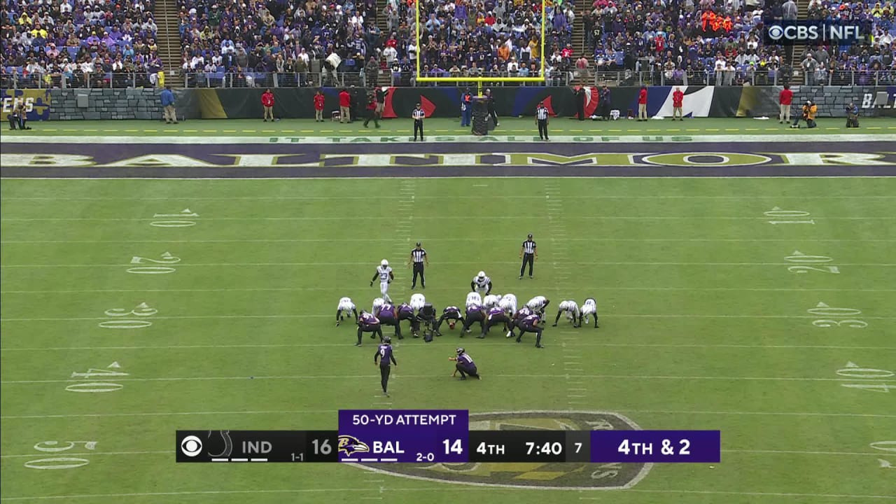 Baltimore Ravens kicker Justin Tucker's 50-yard FG gives lead back to ...