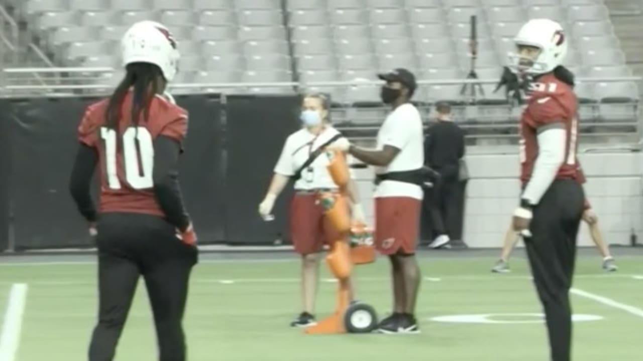 Watch: Arizona Cardinals wide receivers DeAndre Hopkins, Larry ...