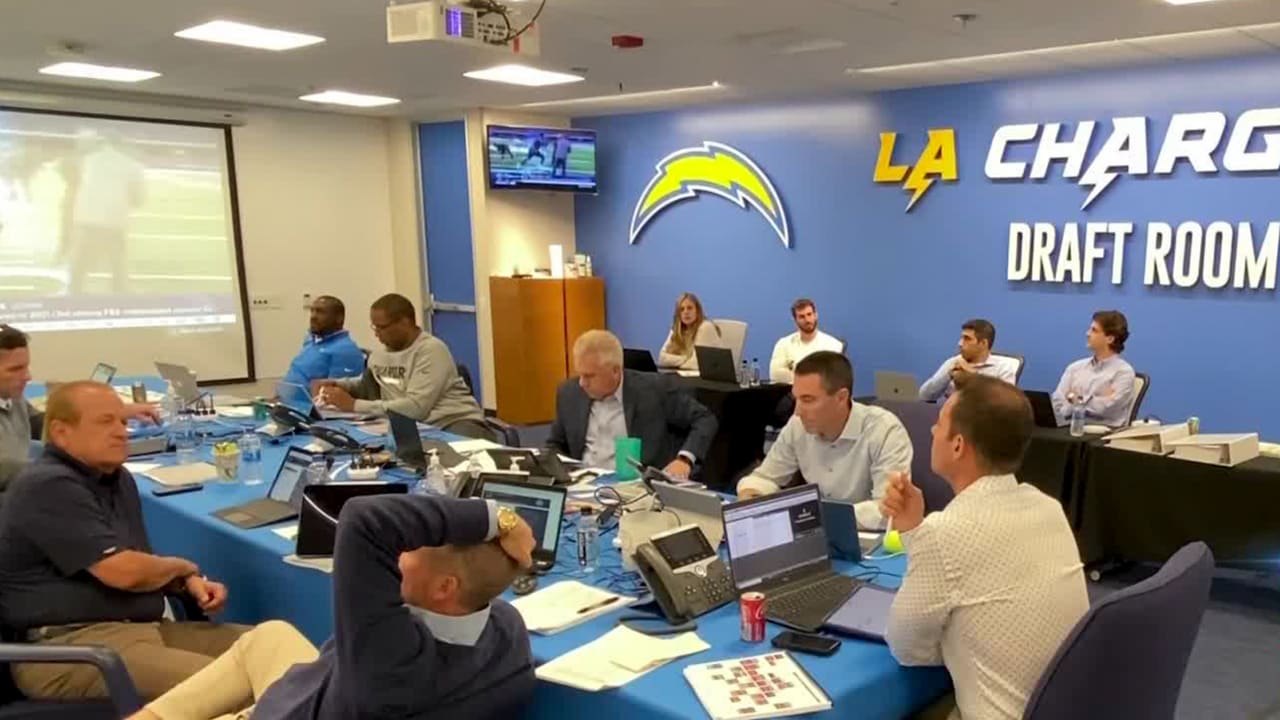 Take a look inside Los Angeles Chargers' draft room | 'NFL Draft Center'