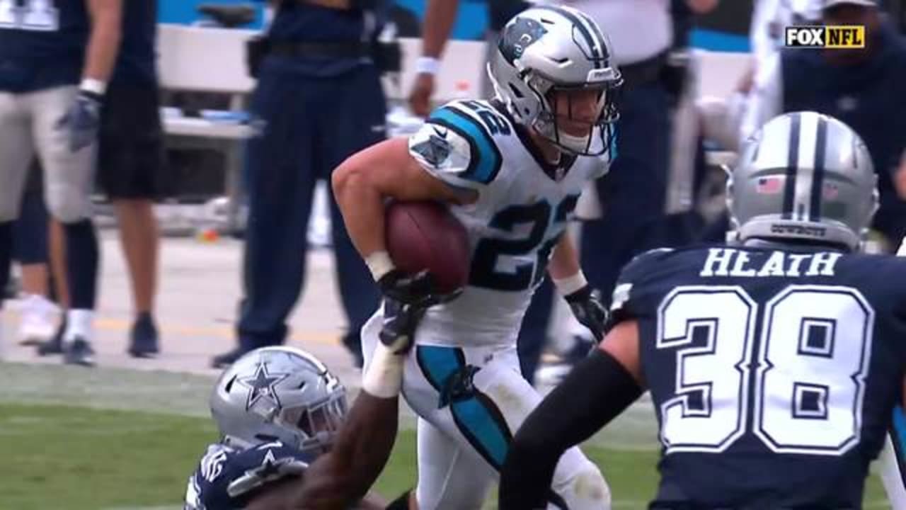 McCaffrey slips multiple tackles on 14-yard reception