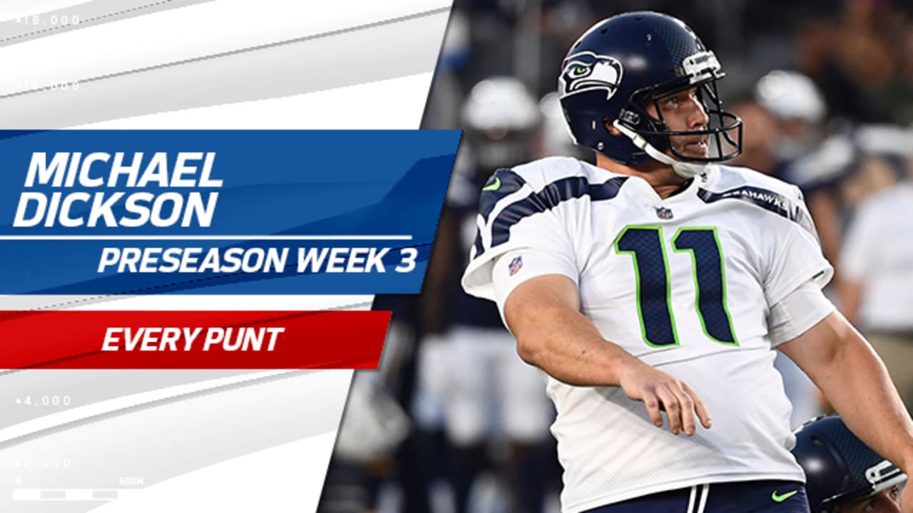 Every Michael Dickson punt | Preseason Week 3
