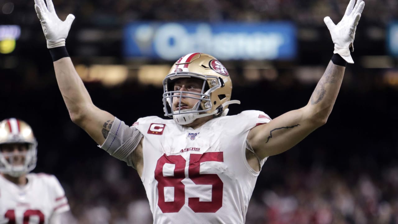 George Kittle on big catch: Don't let one guy tackle you