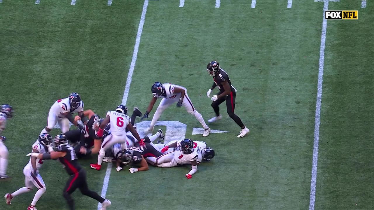 Houston Texans defensive lineman Khalil Davis forces the first fumble ...