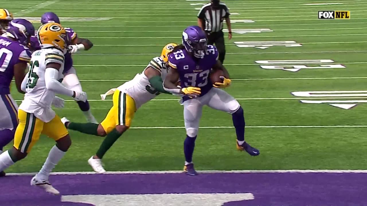 Minnestoa Vikings running back Dalvin Cook uses fullback C.J. Ham as ...
