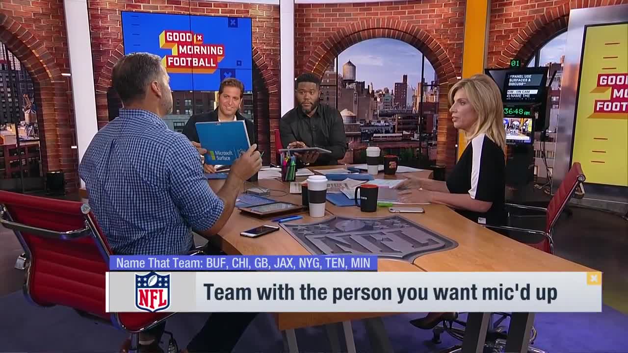 The 'Good Morning Football' crew picks who they want to have mic'd up