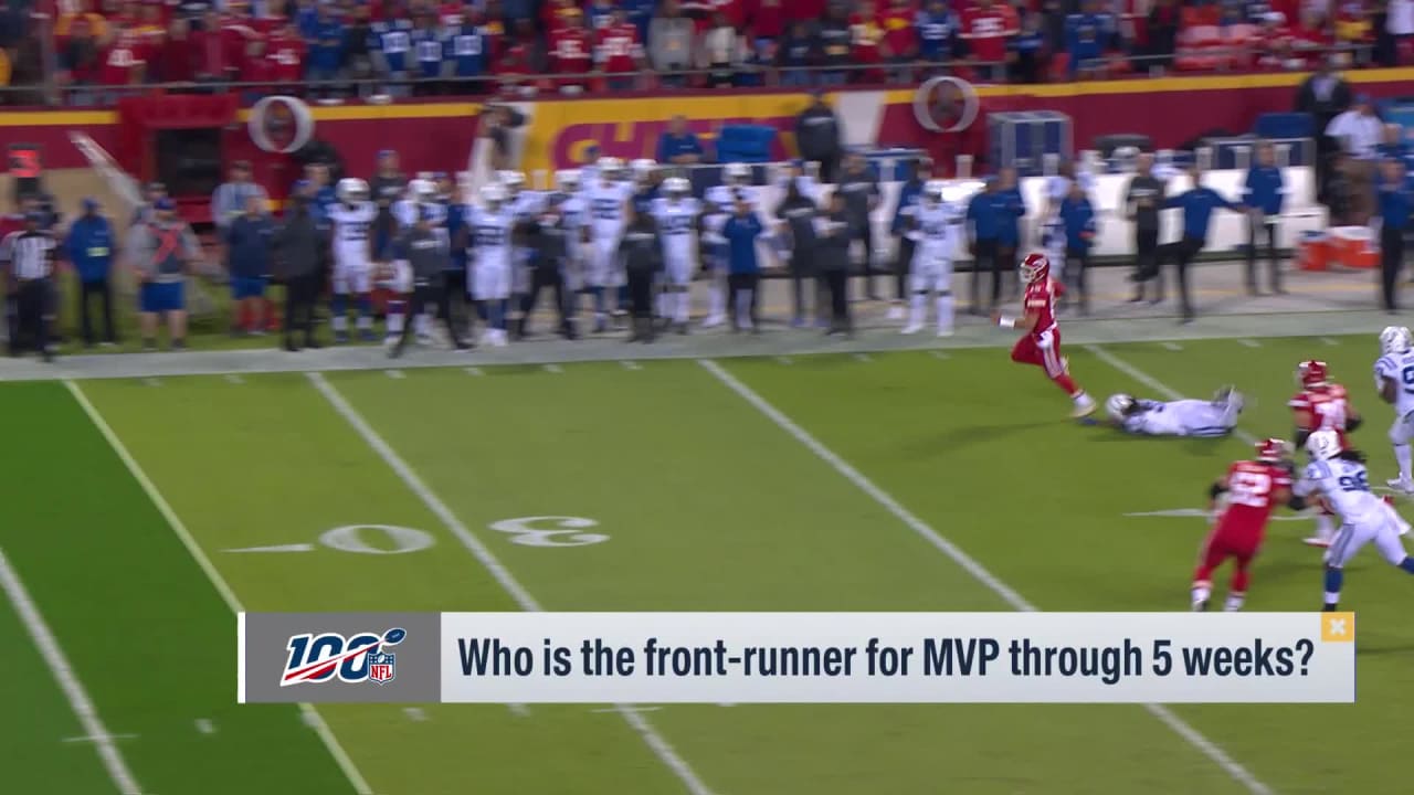 Who is the MVP front-runner through 5 weeks?