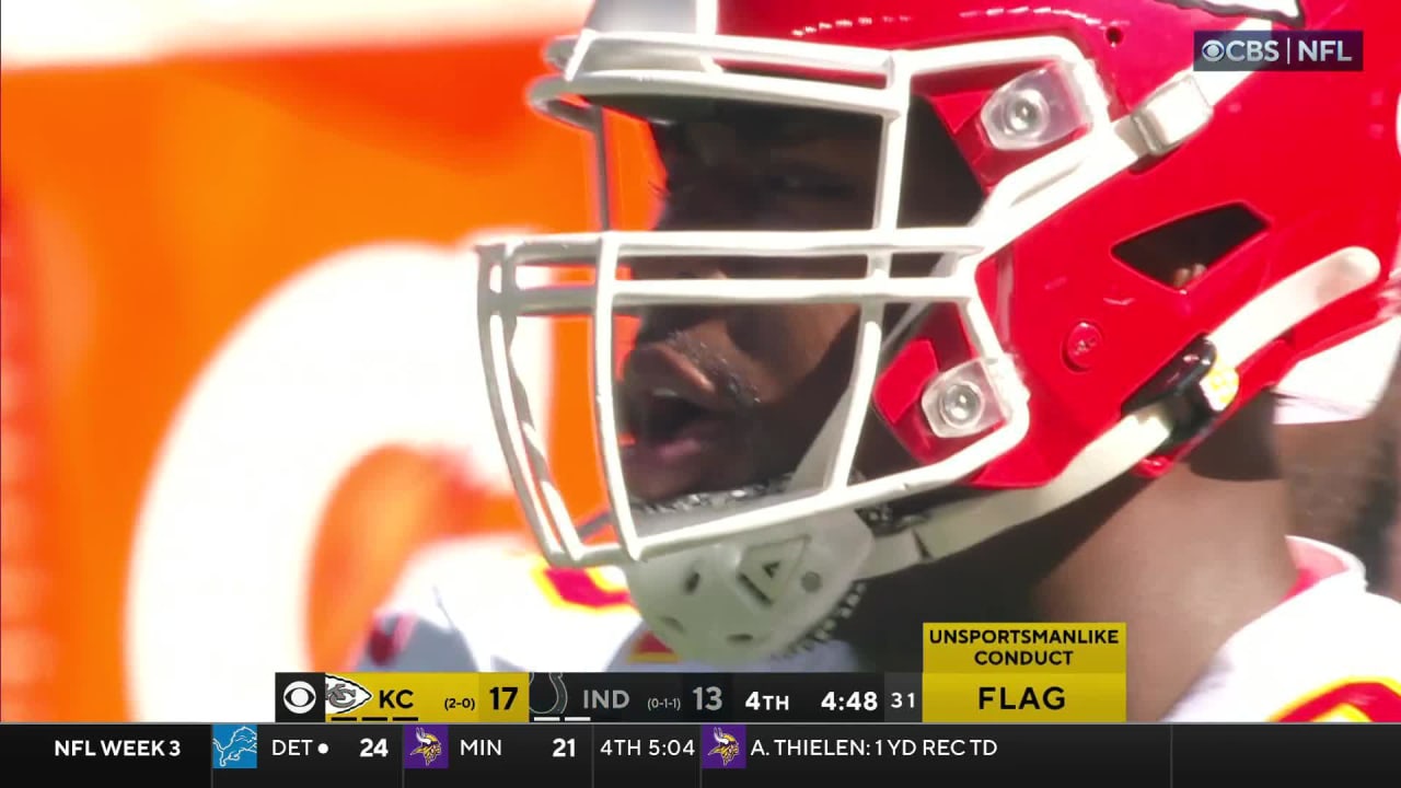 Kansas City Chiefs defensive end Chris Jones' unsportsmanlike conduct ...