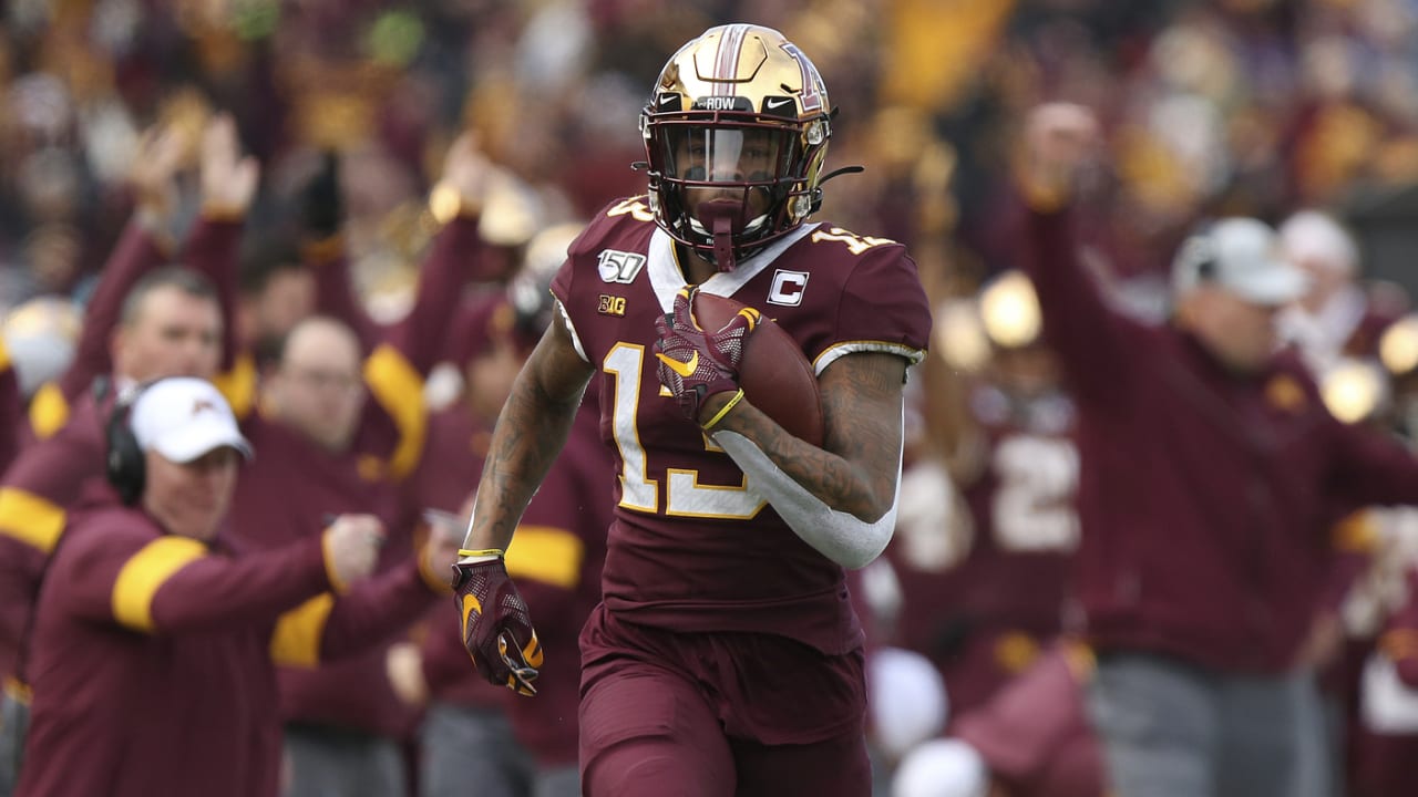 NFL Network's Bucky Brooks: wide receiver Rashod Bateman is 'exactly ...