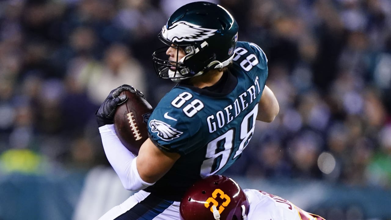 Philadelphia Eagles tight end Dallas Goedert refuses to go down easily ...