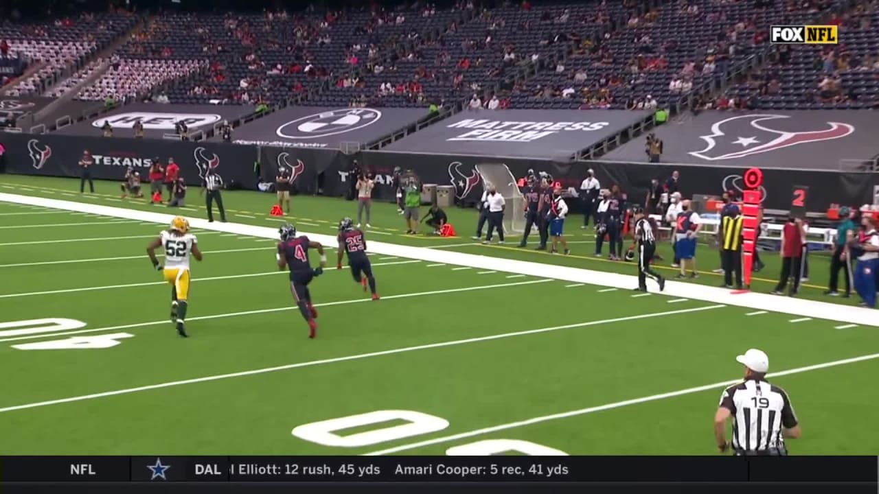 Houston Texans running back Duke Johnson takes run-pass option play for ...