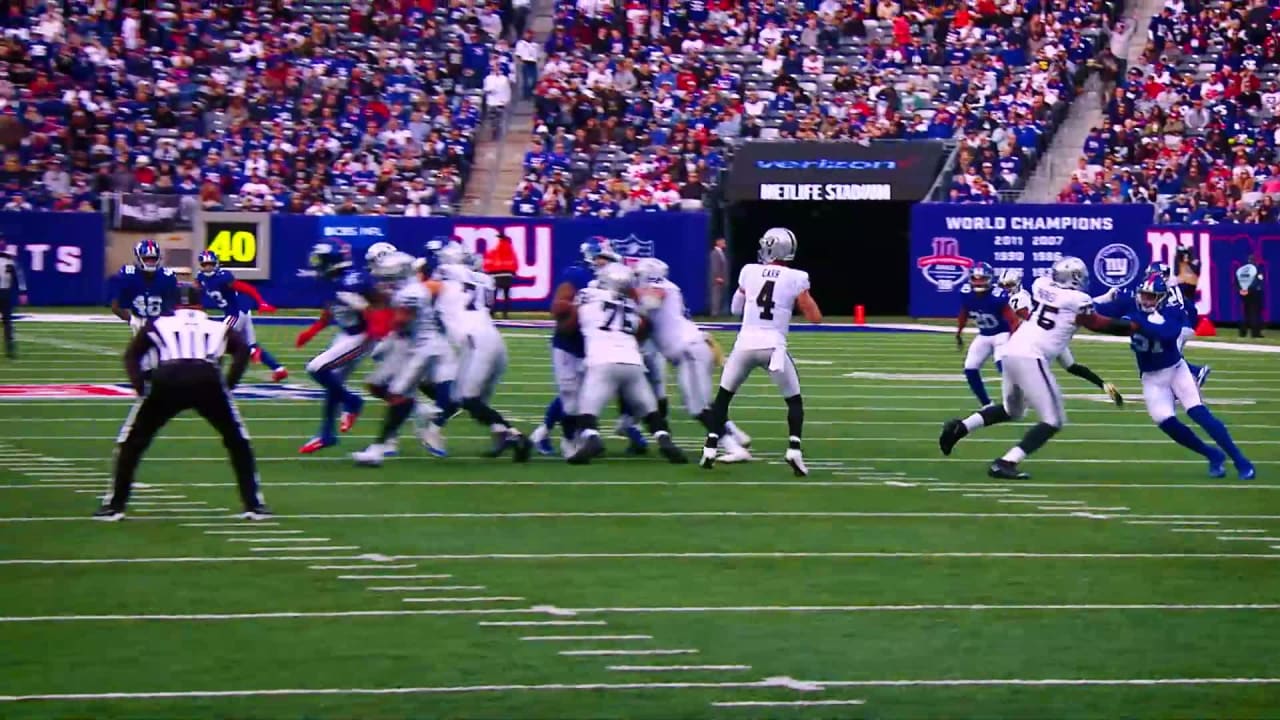 Football flashback: New York Giants safety Xavier McKinney