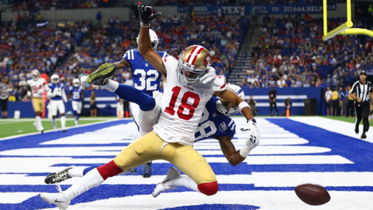 Chris Milton SWATS ball to save TD in end zone